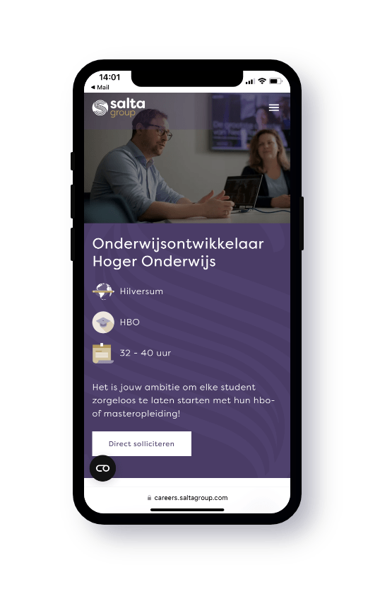 Candidate experience - Ubeeo